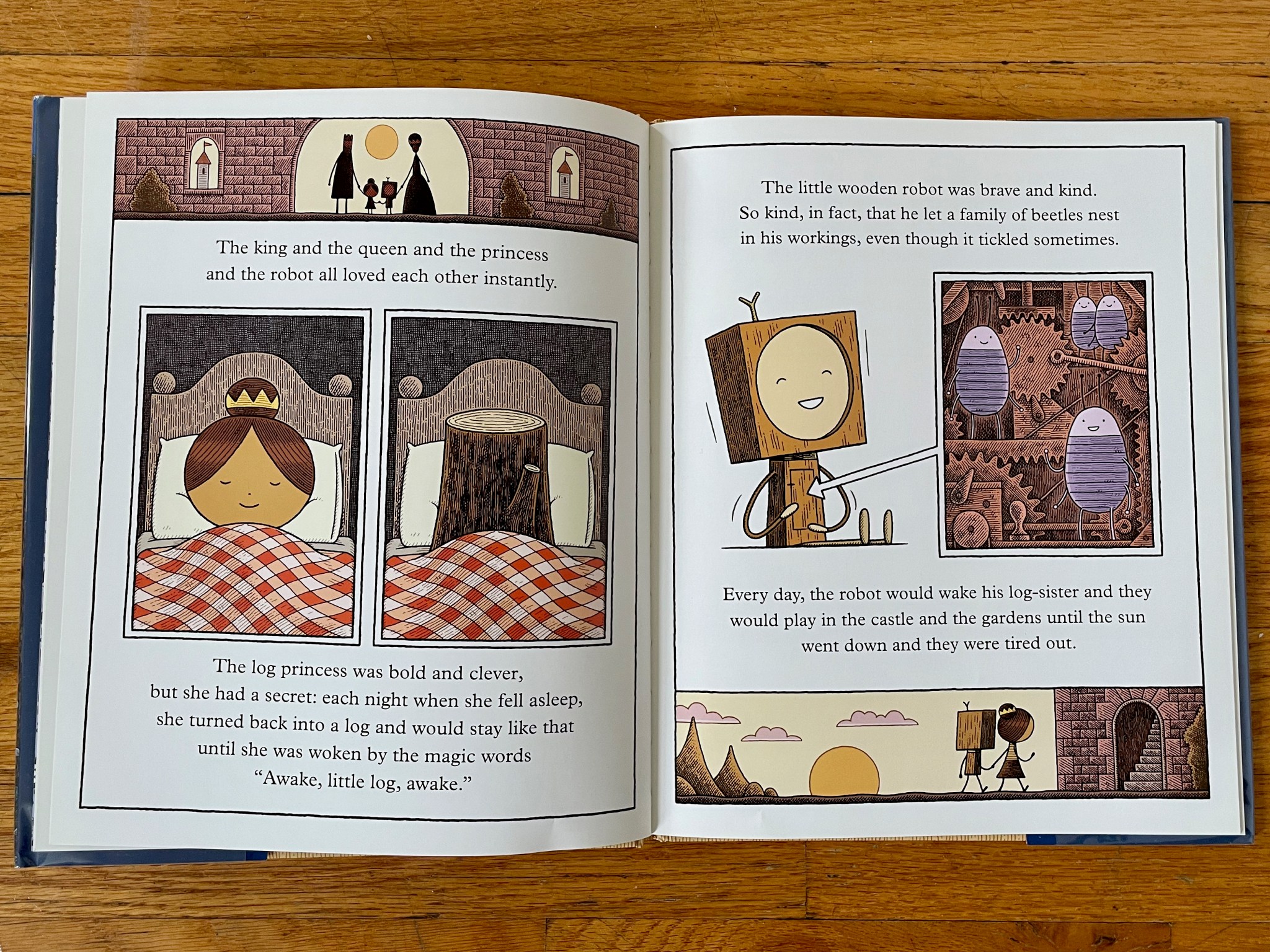 Review: The Little Wooden Robot and the Log Princess By Tom Gauld ...