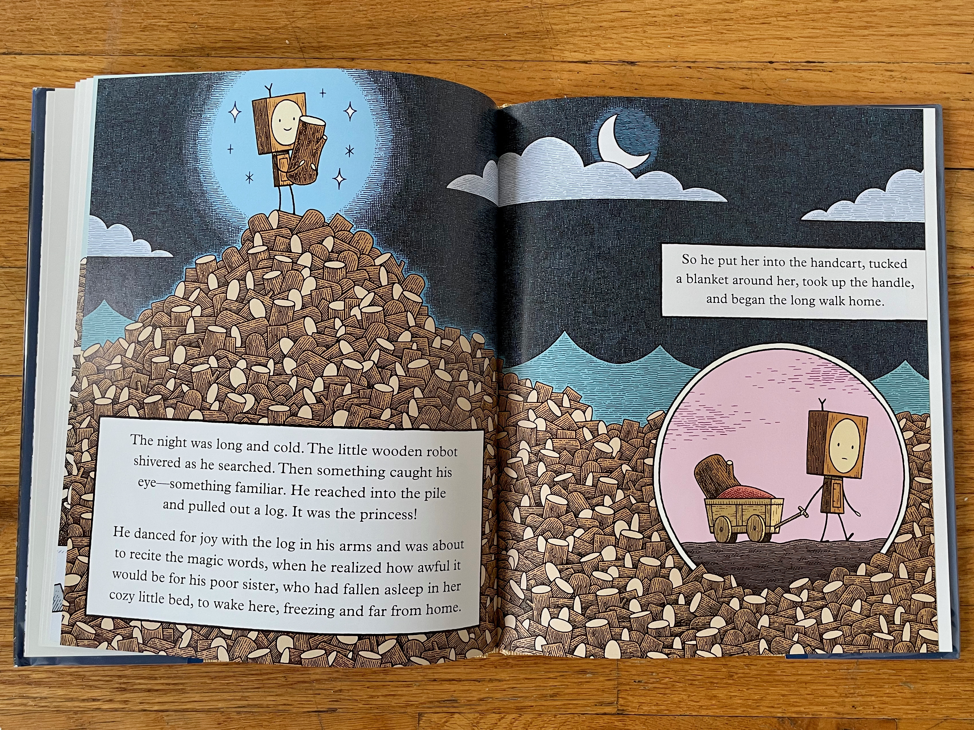 Review: The Little Wooden Robot and the Log Princess By Tom Gauld ...