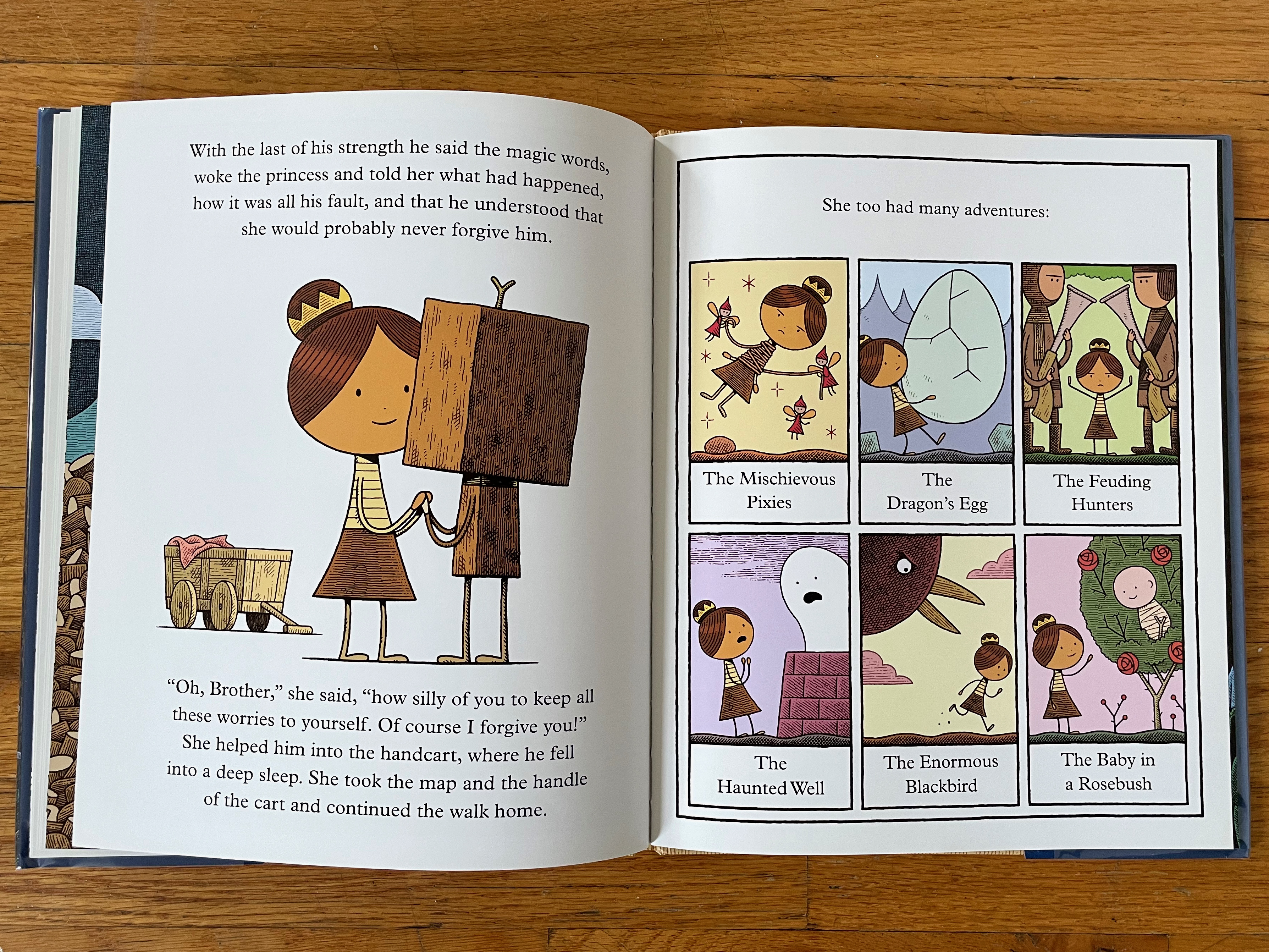 Review: The Little Wooden Robot and the Log Princess By Tom Gauld ...